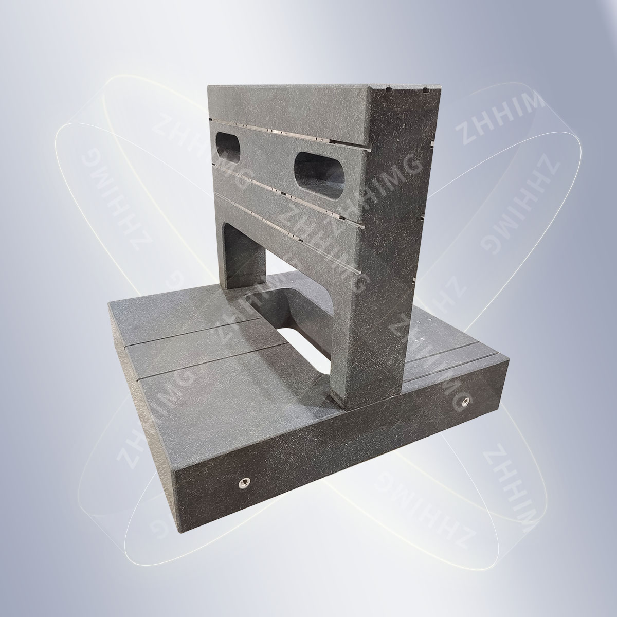 China Precision Granite Machine Base with Vertical Structural Frame ...